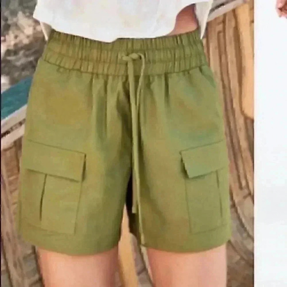 Fabletics | Shorts | New With Tags Green Camden Cargo Shorts From ...